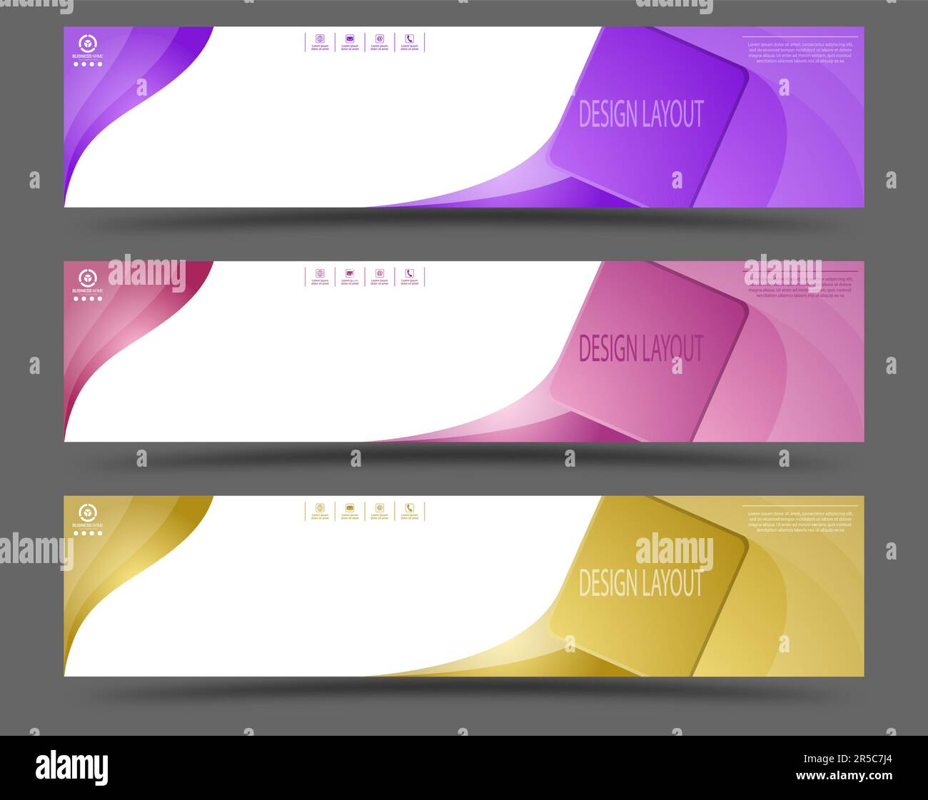 A set of colored backgrounds for websites, web design, social networks ...
