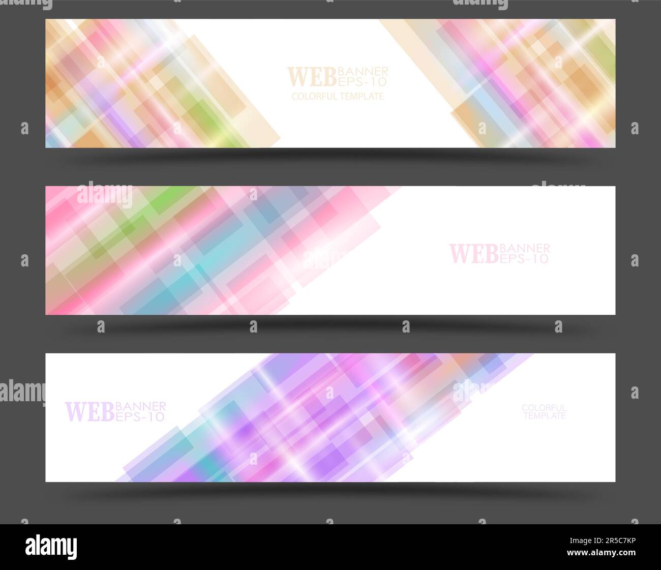 The layout of the banner, cover, poster, poster. A set of templates ...