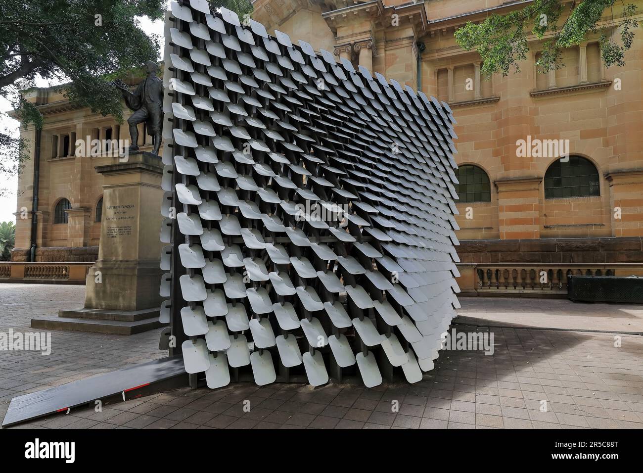 656 Interactive sound pavilion placed beside the State Library of New ...