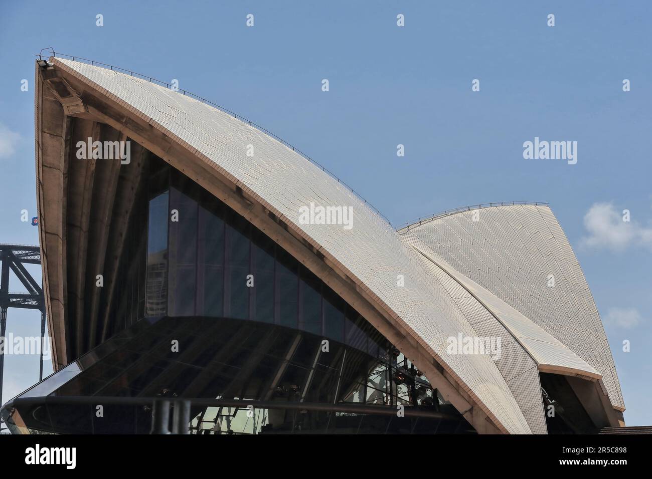 669 View from the SE forecourt -RBC gate- of the Opera House under ...