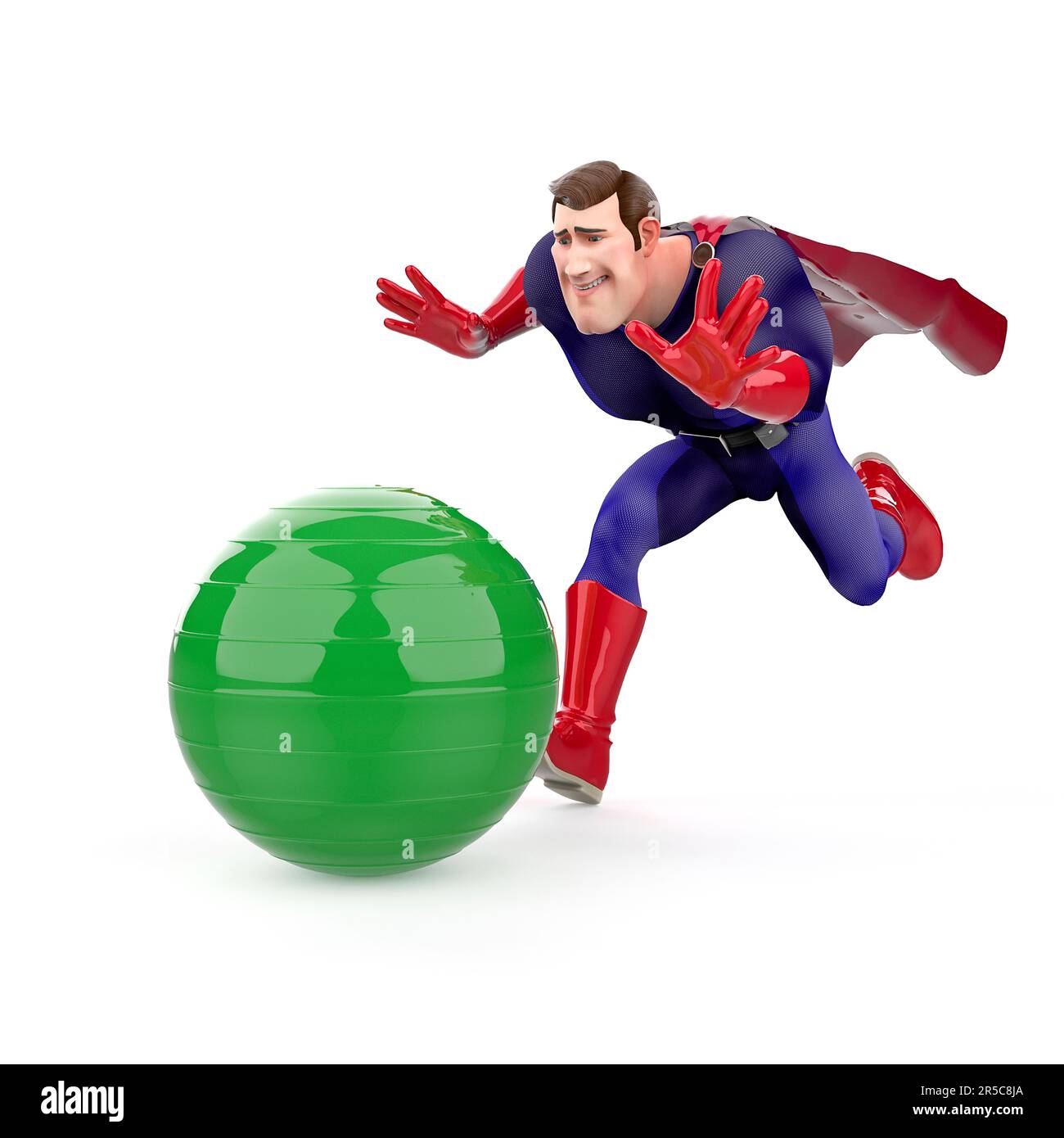 Superhero family cartoon Cut Out Stock Images & Pictures - Alamy