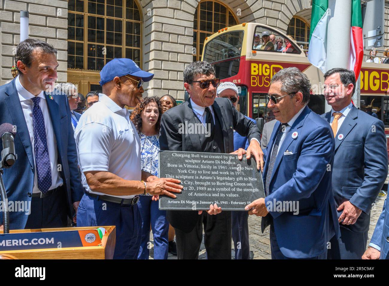 New York, USA. 2nd June, 2023. New York City Mayor Eric Adams is shown ...
