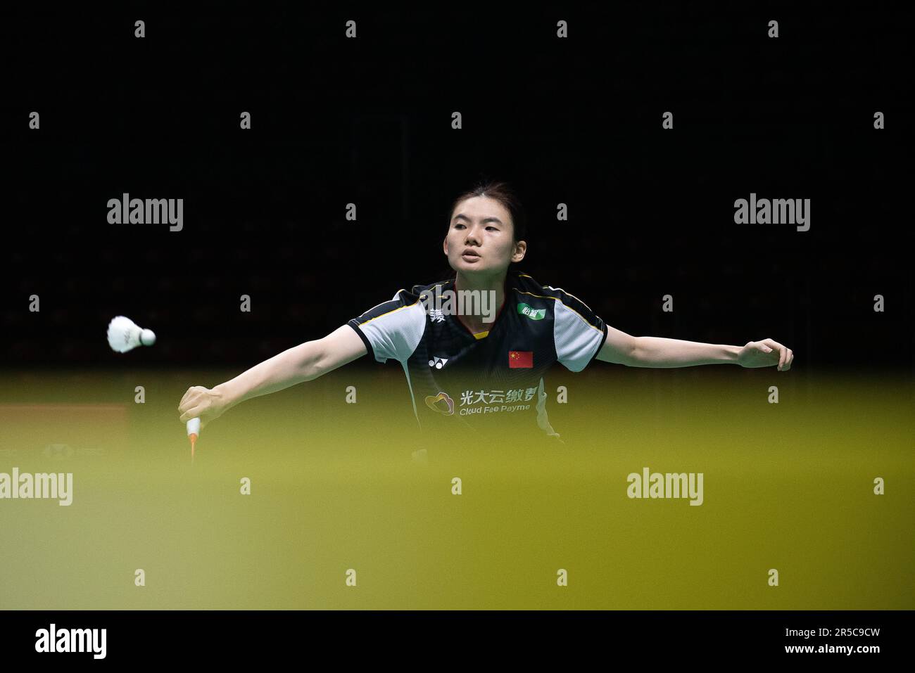 Bangkok, Thailand. 02nd June, 2023. Han Yue of China plays against An ...
