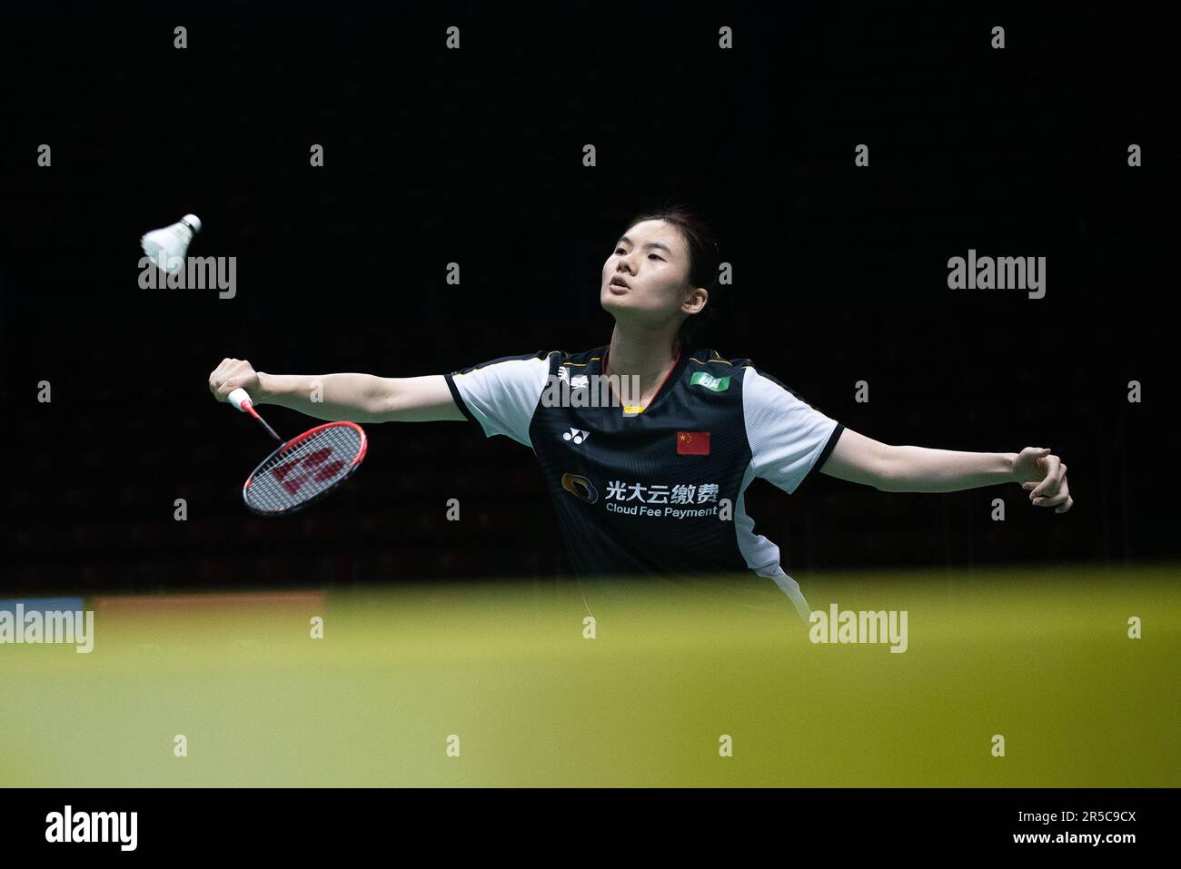 Bangkok, Thailand. 02nd June, 2023. Han Yue of China plays against An ...