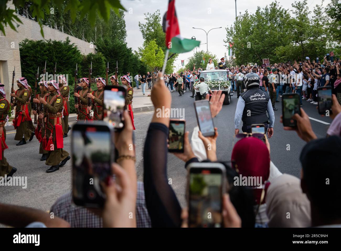 Amman, Jordan - 1 June 2023: Wedding of Jordan's Crown Prince Hussein ...