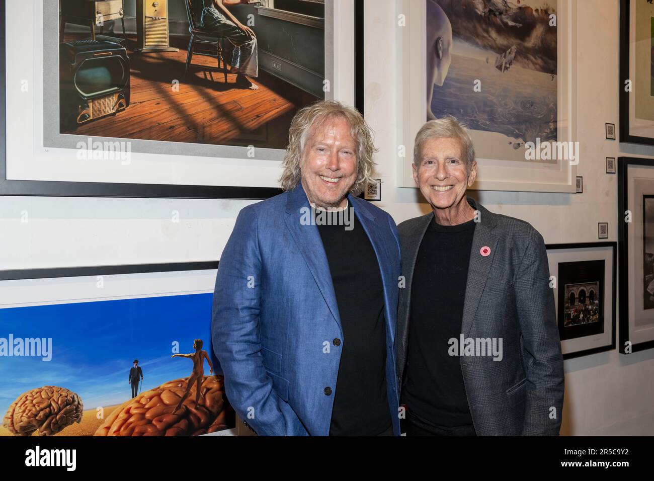 Los Angeles, USA. 01st June, 2023. Artist Hugh Syme, Owner Sam Milgrom ...