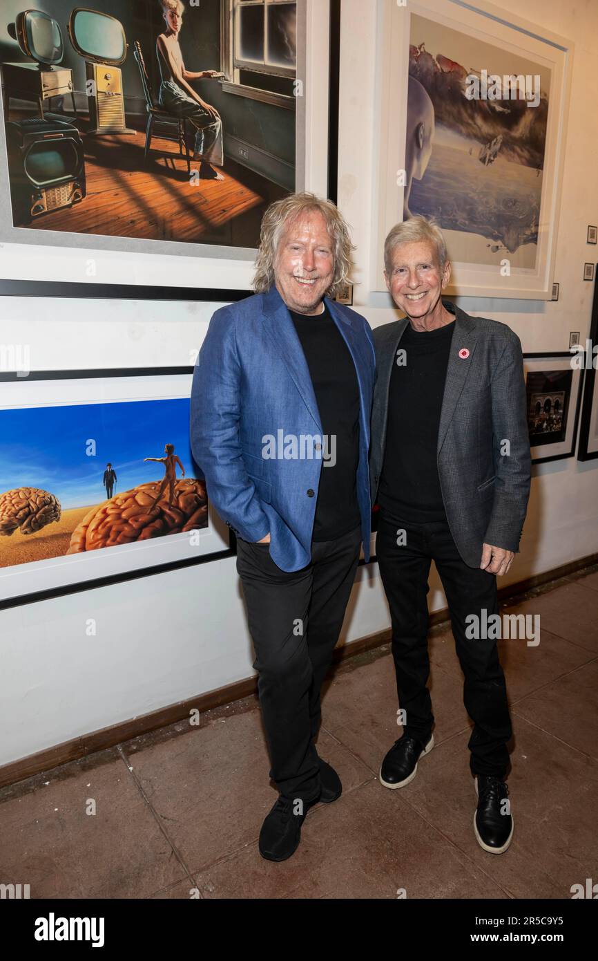 Los Angeles, USA. 01st June, 2023. Artist Hugh Syme, Owner Sam Milgrom ...