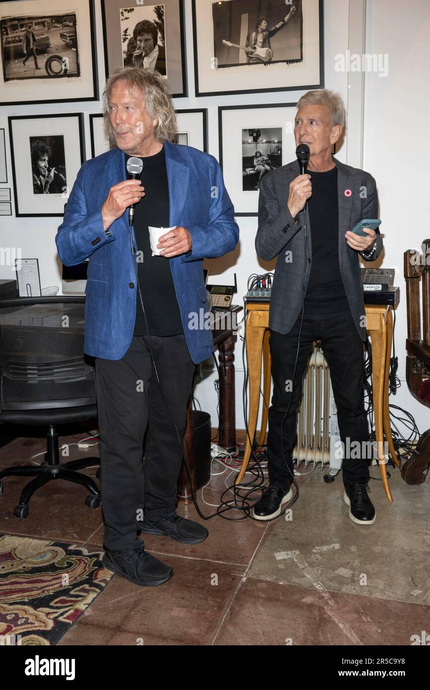 Los Angeles, USA. 01st June, 2023. Artist Hugh Syme, Owner Sam Milgrom ...