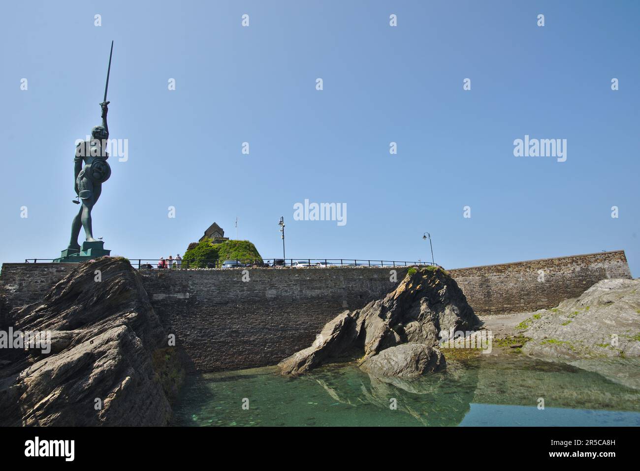 Verity, a 66 foot stainless steel and bronze sculpture created by ...