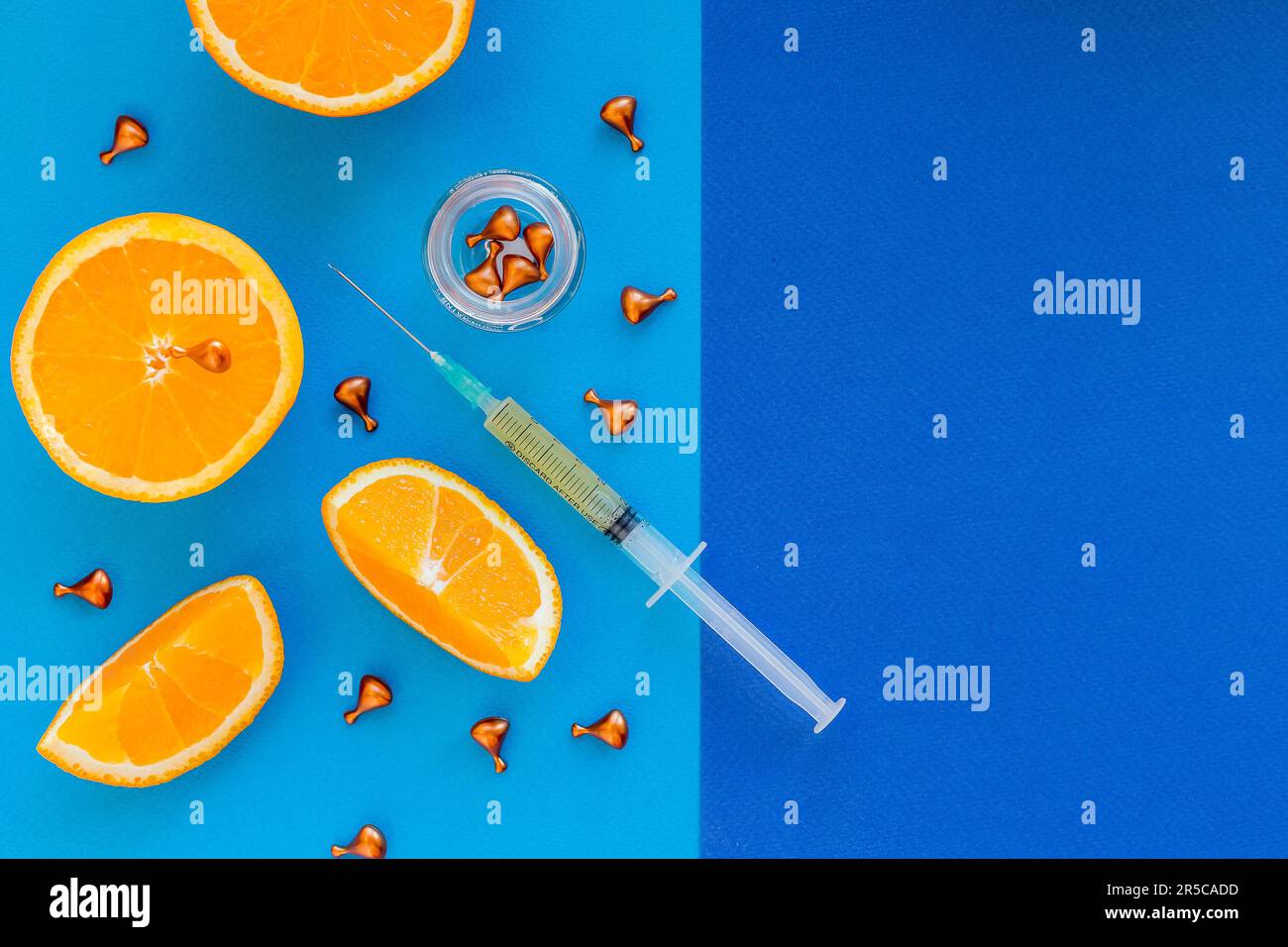 syringe is ready for mesotherapy injection.Vitamins Against Medications ...