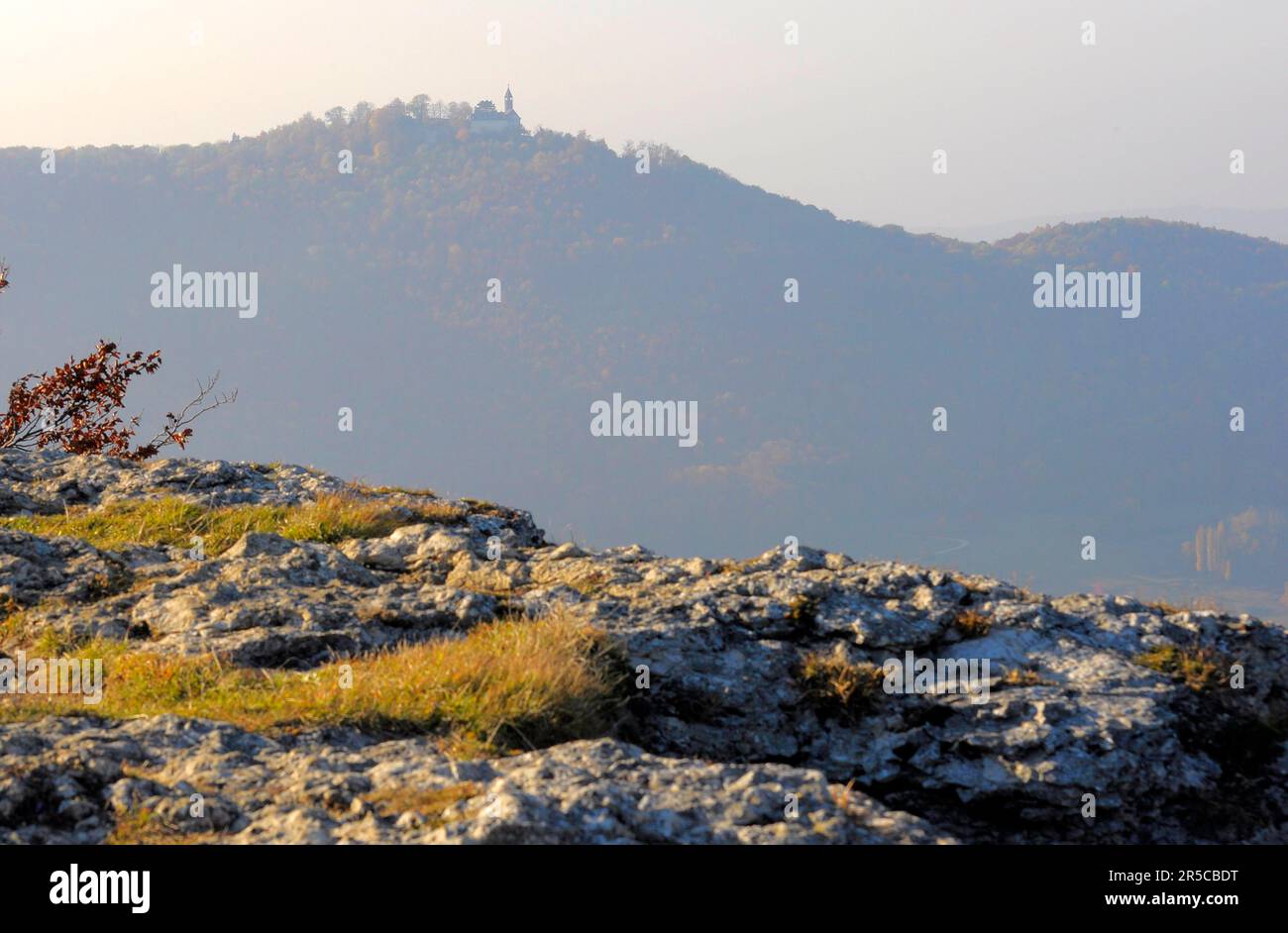 Landscape : Swabian Alb, view from Breitenstein, fog landscape, Teck ...