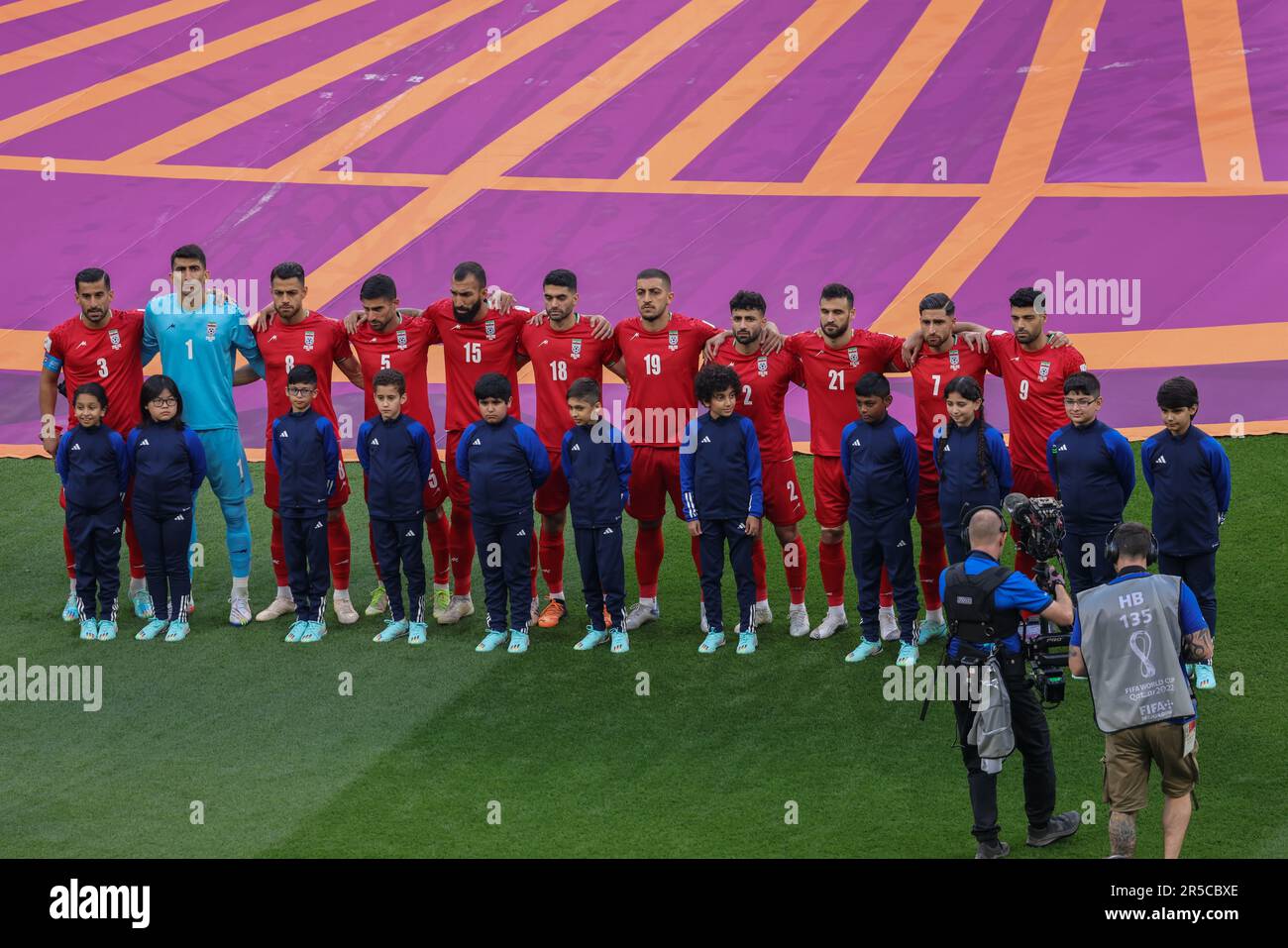 Iran football protest qatar hi-res stock photography and images - Alamy