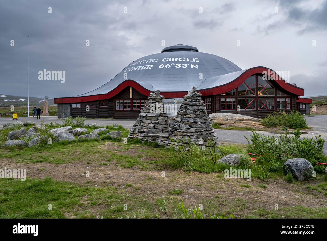 Visitor Centre, Arctic Circle Center, at the Arctic Circle, Saltfjell ...