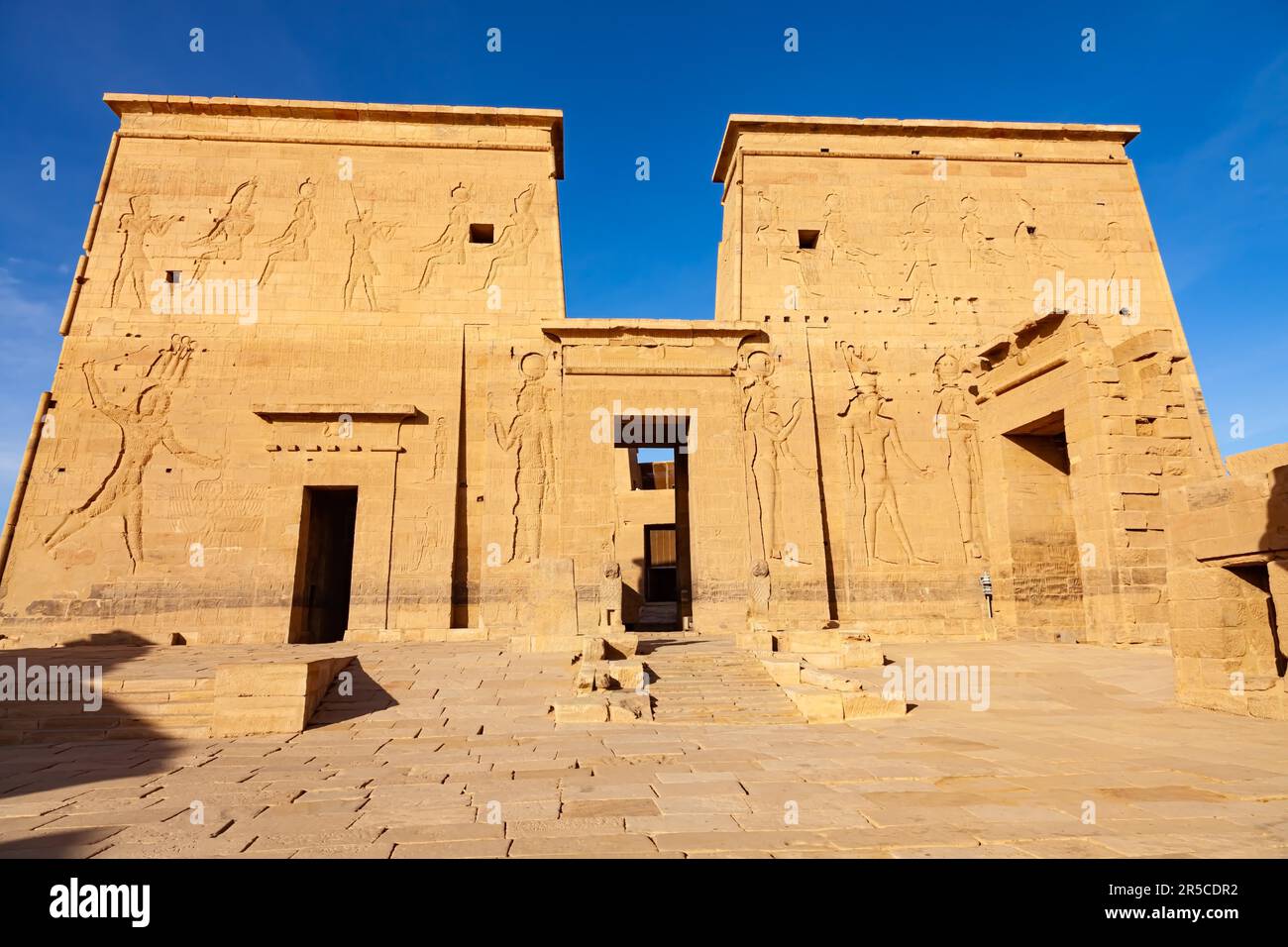 Temple of Isis on Agilkia Island, Aswan, Upper Egypt. The temple was ...
