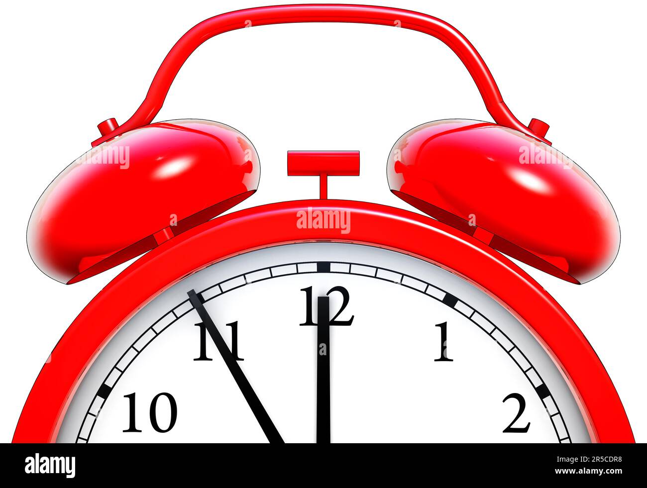 high resolution 3D rendering of a alarm clock Stock Photo - Alamy