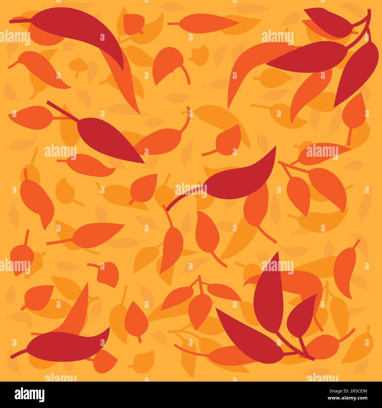 Abstract autumn leaves background, seasonal vector illustration Stock ...