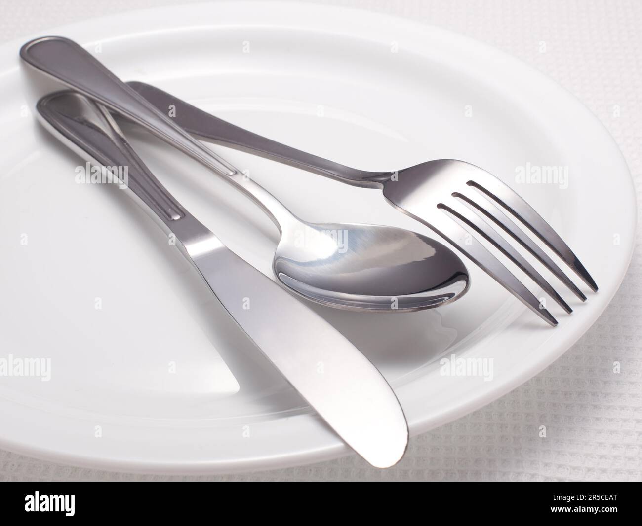 Set of kitchen object on a white background Stock Photo - Alamy