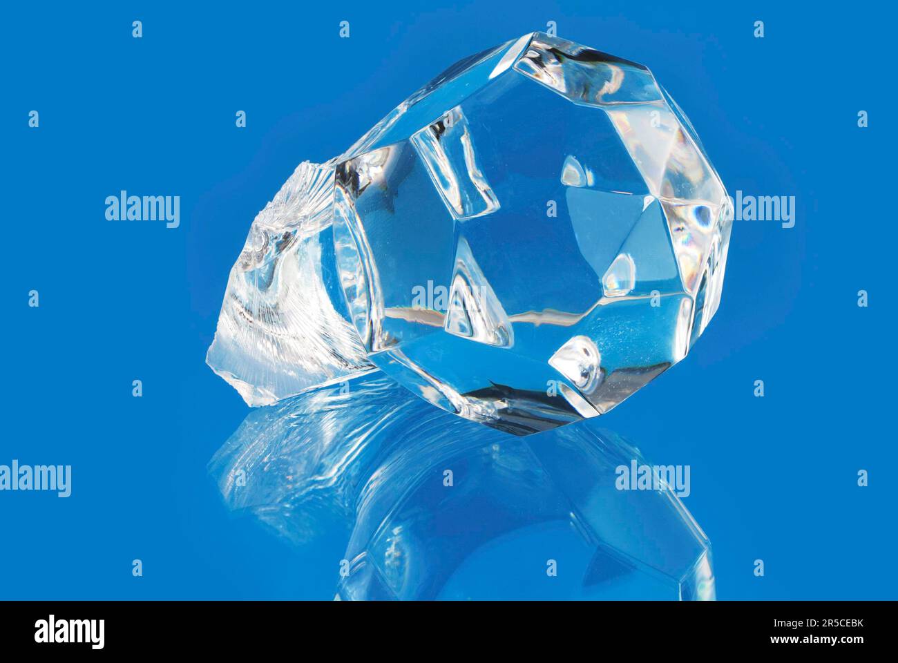 Macro of a glass fragment Stock Photo - Alamy