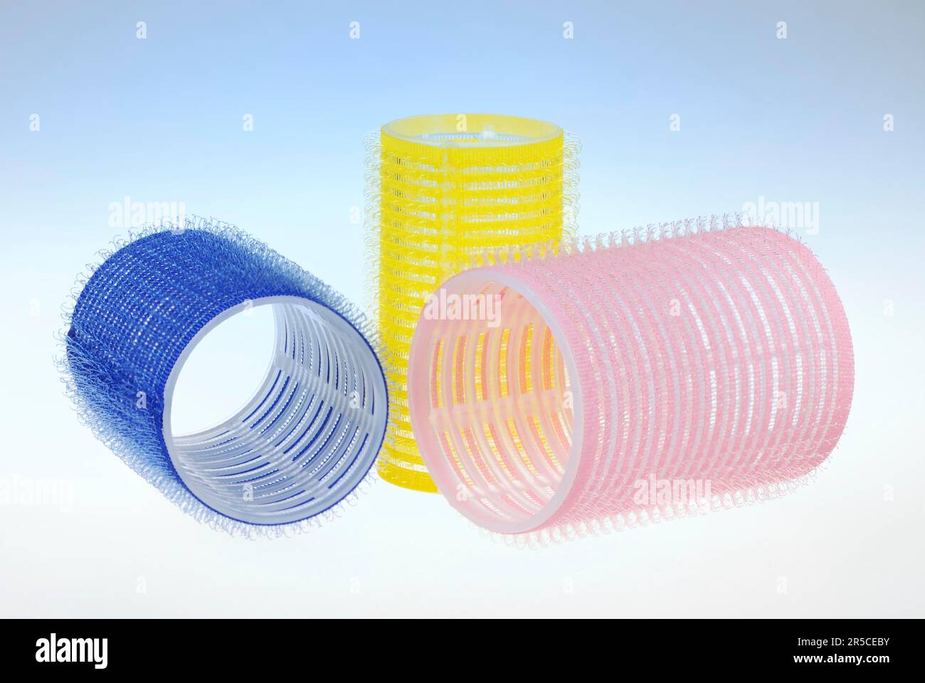 Plastic hair curlers hi-res stock photography and images - Alamy