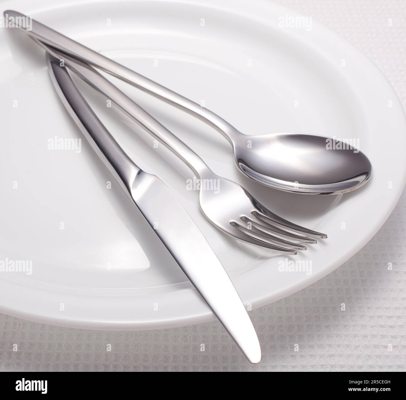 Set of kitchen object on a white background Stock Photo - Alamy