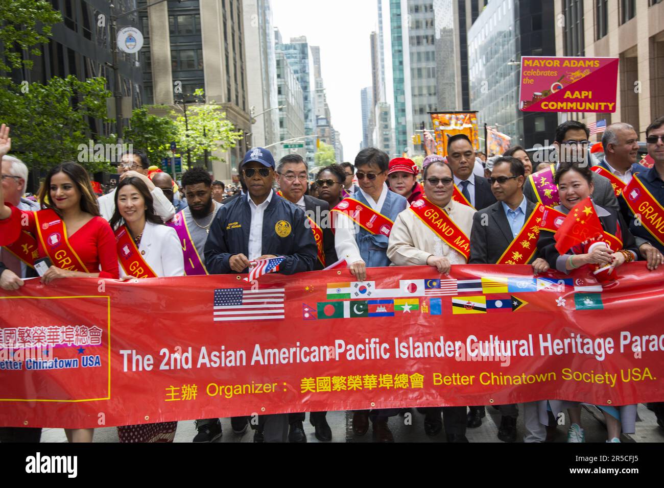 2023 Asian American Pacific Islander Heritage Parade in NYC marches up ...