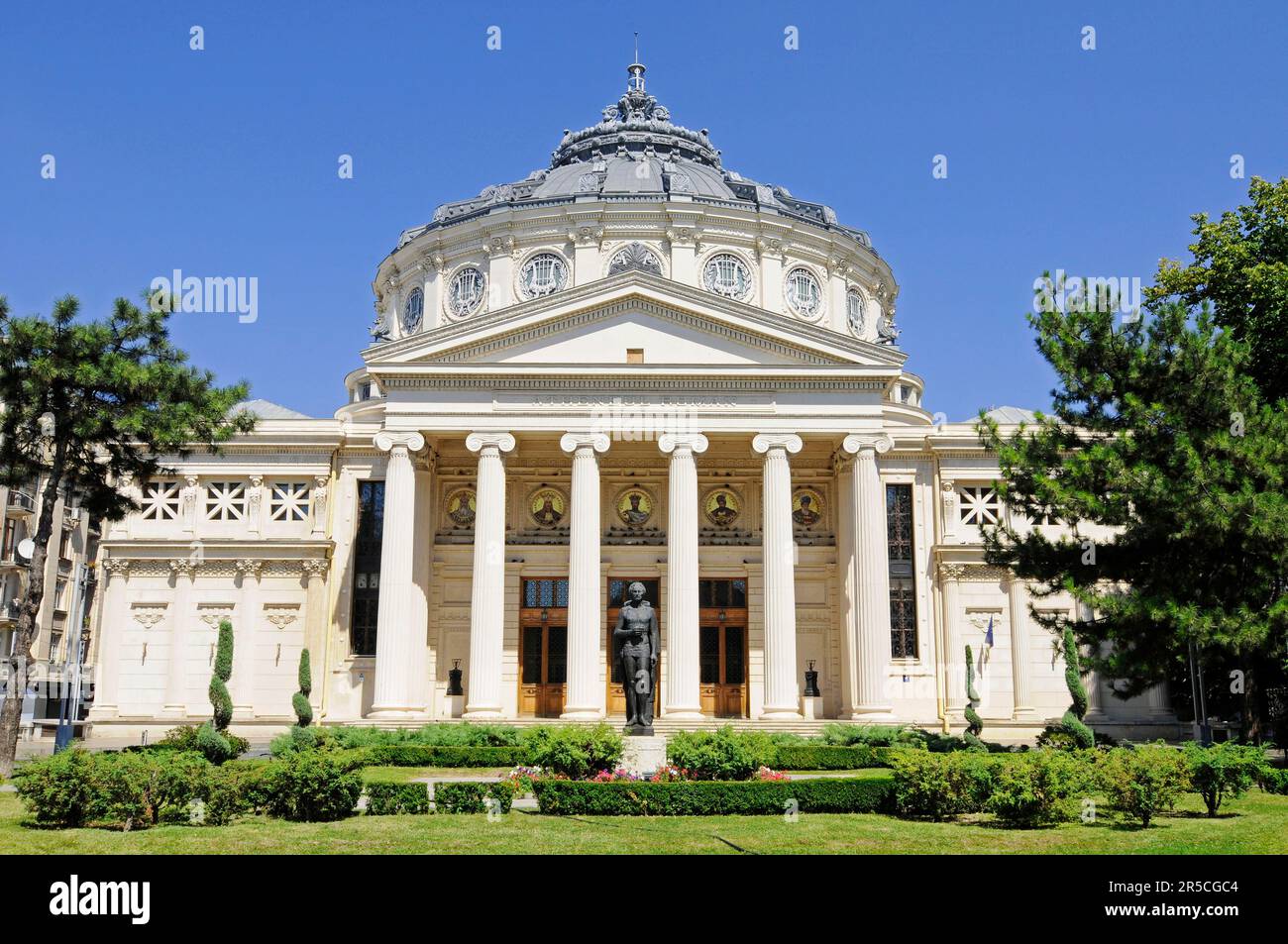 Athenaeum, Philharmonic Hall, Concert Hall, Bucharest, Romania Stock ...