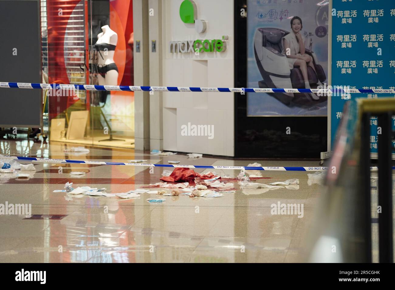 Hong Kong, Hong Kong. 02nd June, 2023. Police forces cordon off the ...