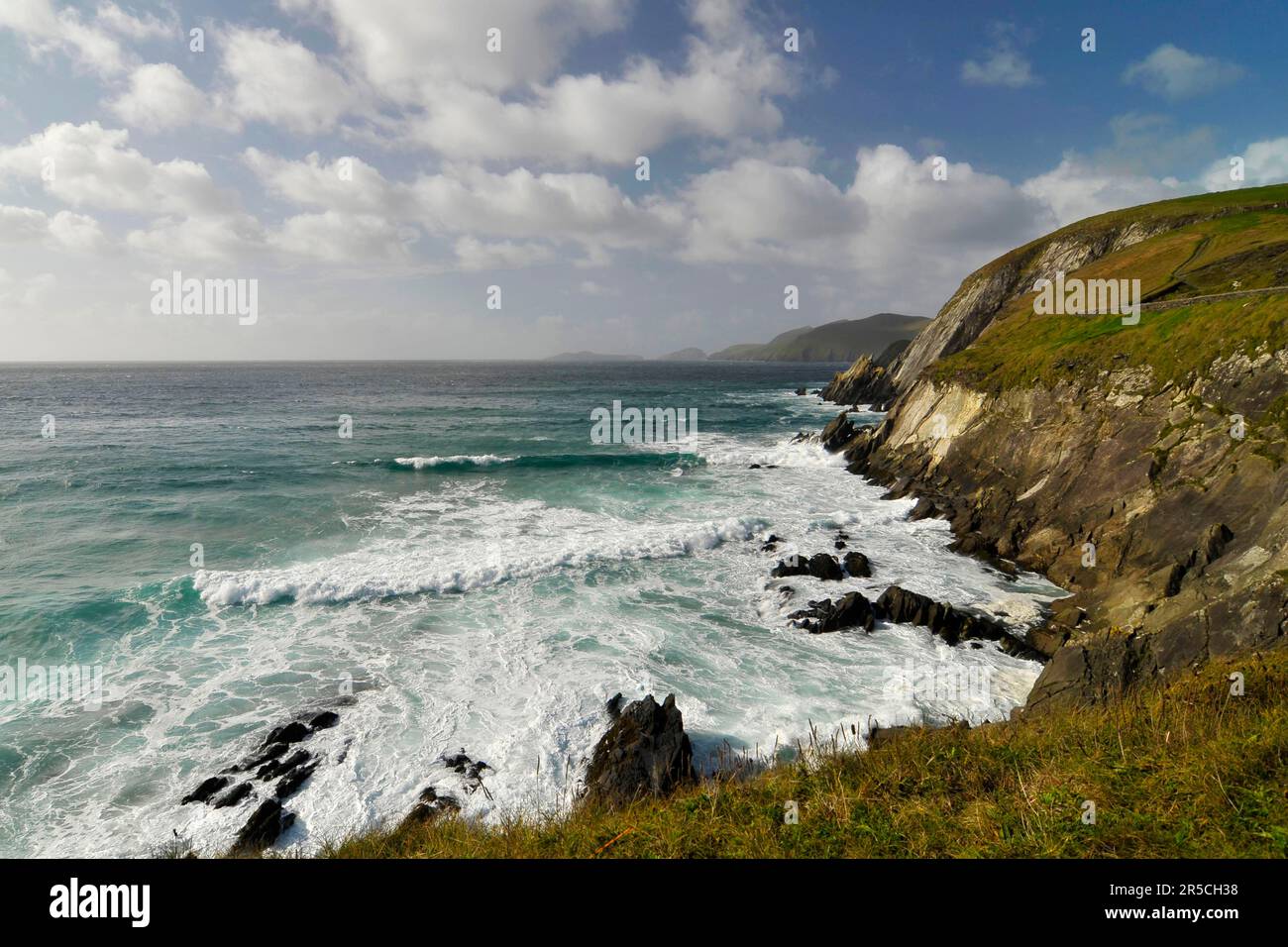 Slea Head, Dunmore Head, Dingle Peninsula, County Kerry, Ireland Stock ...