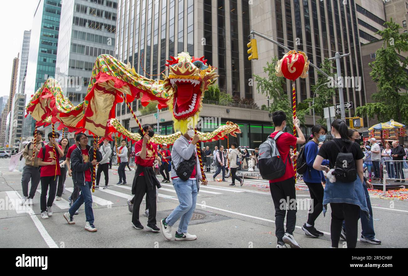 2023 Asian American Pacific Islander Heritage Parade in NYC marches up ...