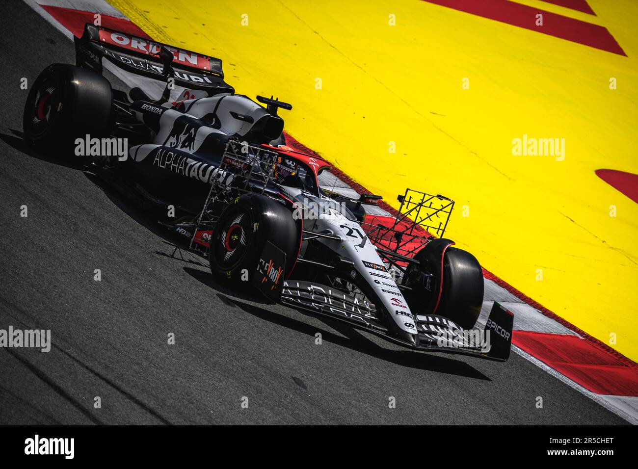 Montmelo, Spain. 2 June, 2023: NYCK DE VRIES (NDL) from team AlphaTauri ...