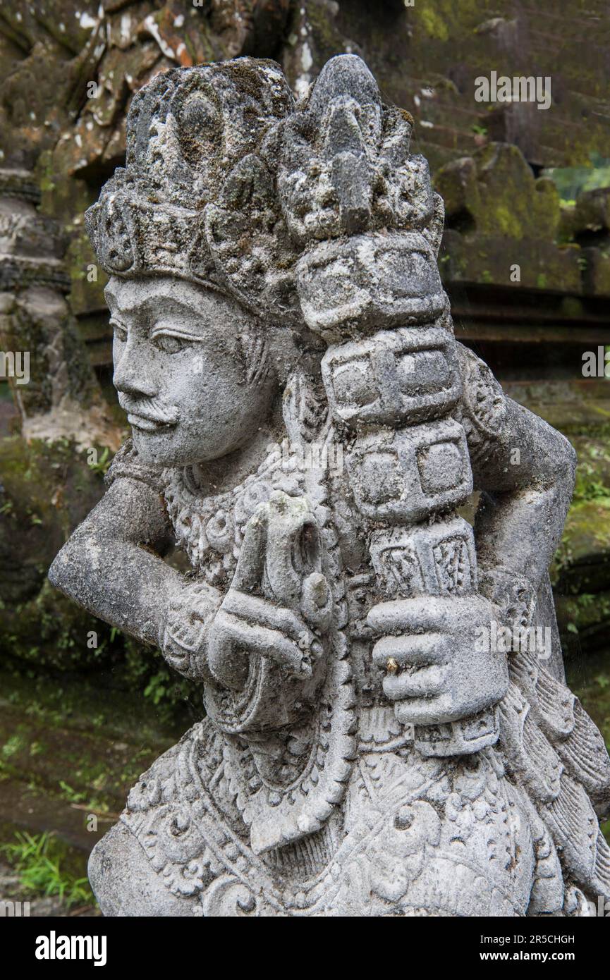 Statue, Pura Luhur Batukaru Temple, Bali, Indonesia Stock Photo - Alamy