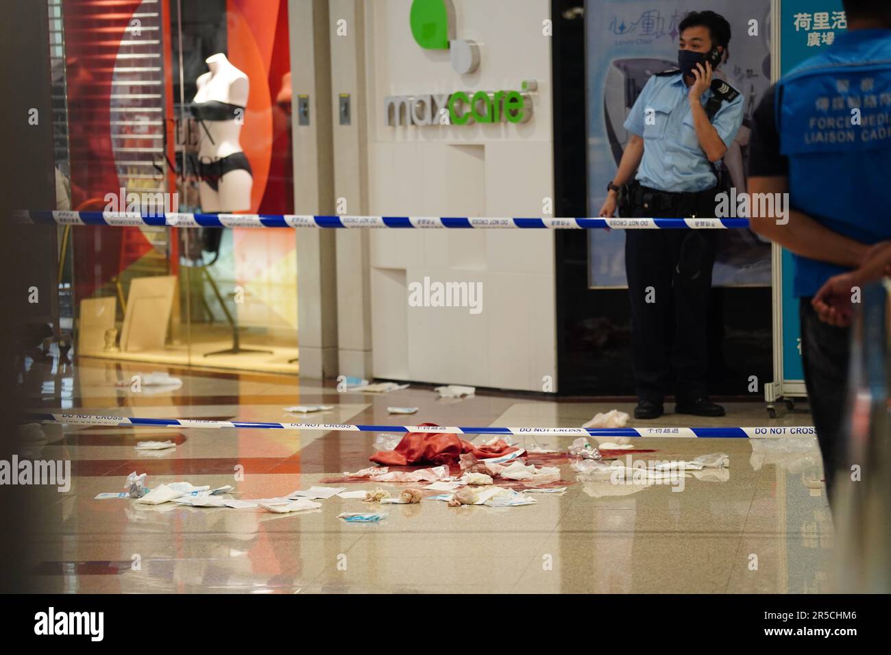 Hong Kong, Hong Kong. 02nd June, 2023. Police forces cordon off the ...