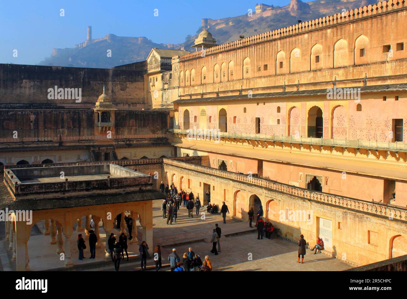 Amber palace courtyard hi-res stock photography and images - Alamy