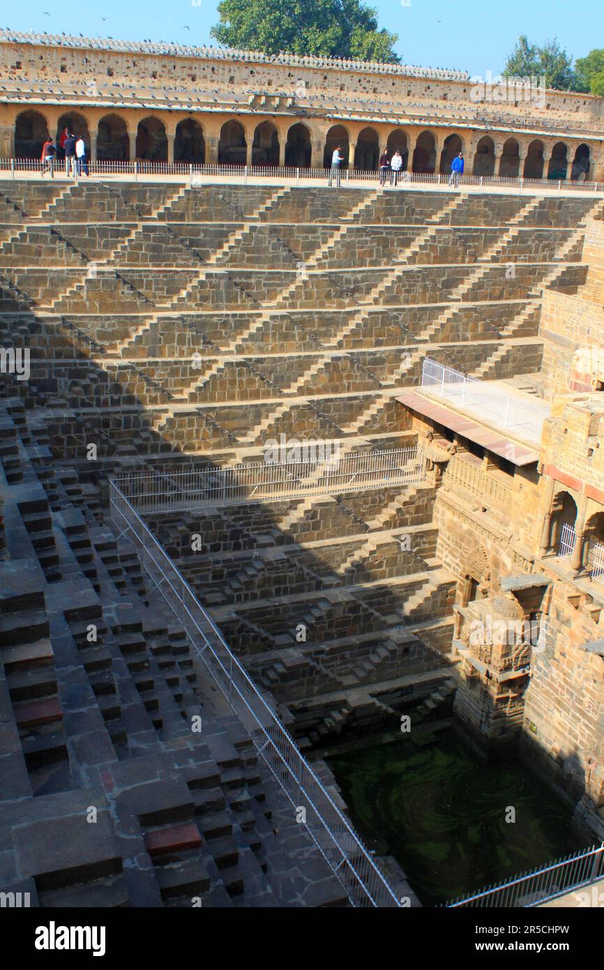 Chand Baori, step well, Abhaneri, Rajasthan, India Stock Photo - Alamy