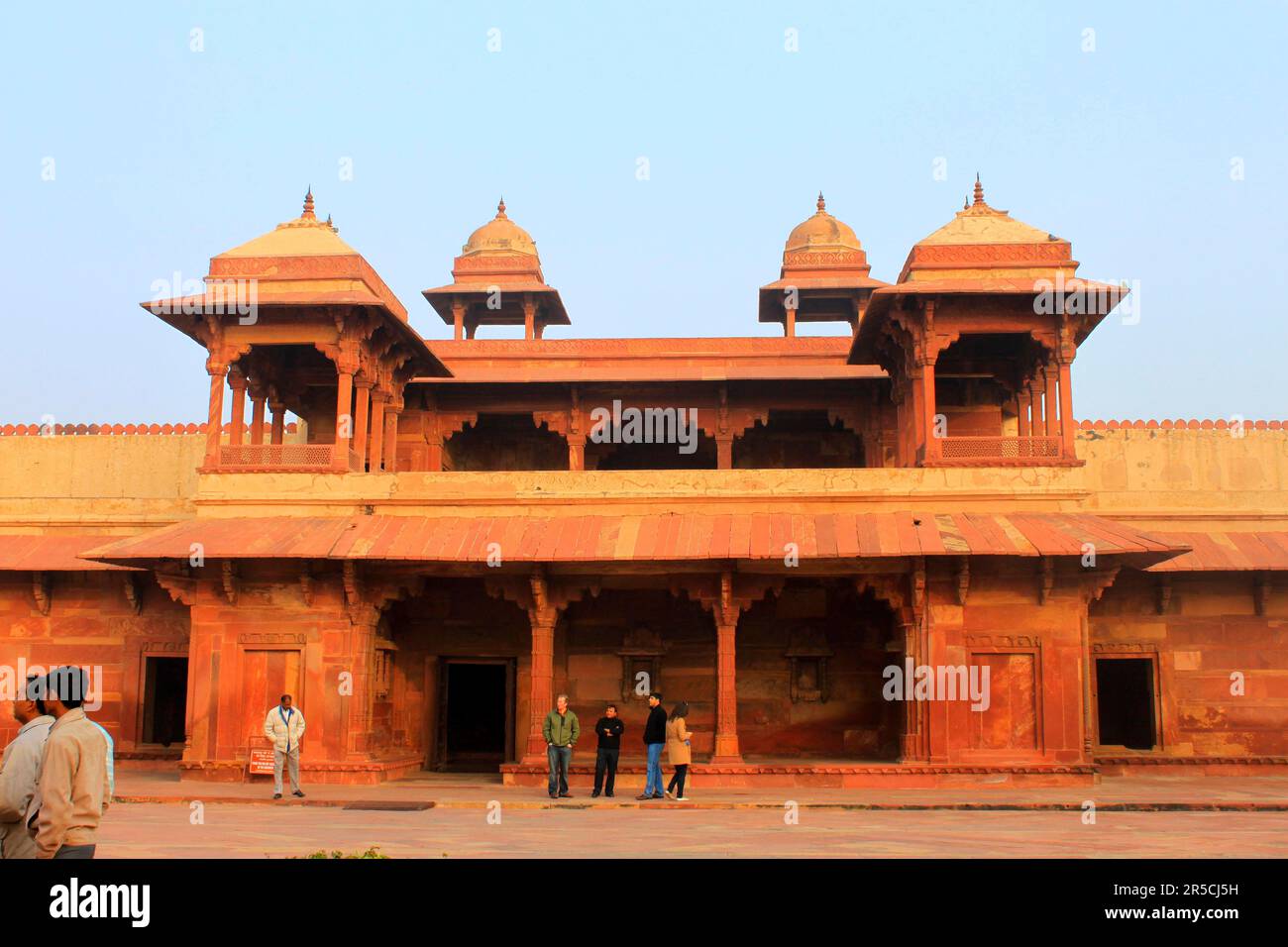 Jodha Bai Palace, Central Harem Complex, Fatehpur Sikri, Agra District, Harem, India Stock Photo ...