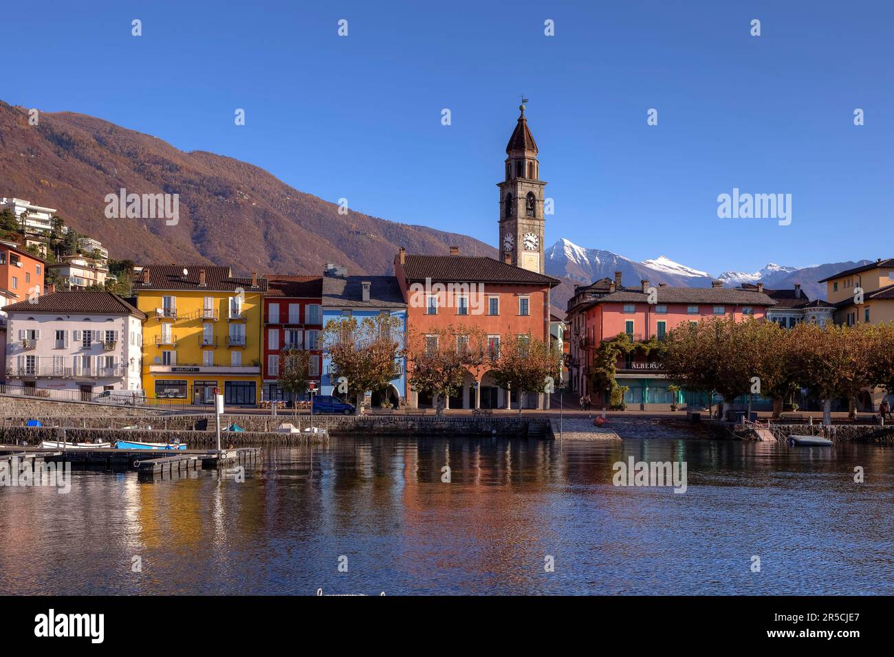 Old Port, Lungolago, Lake Maggiore, Ascona, Ticino, Lungo Lago ...