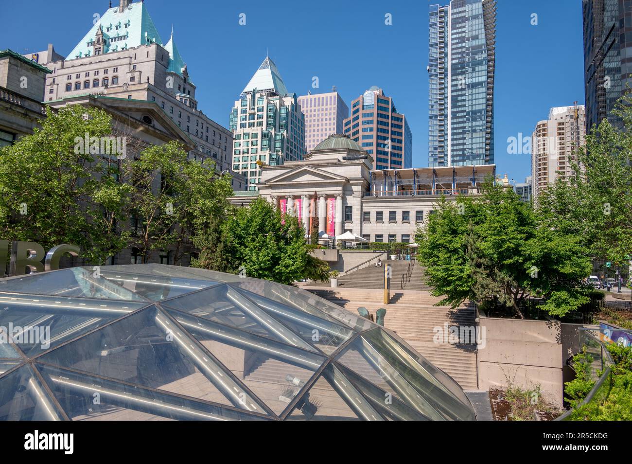 Vancouver, British Columbia - May 26, 2023: Exterior edifice of the ...