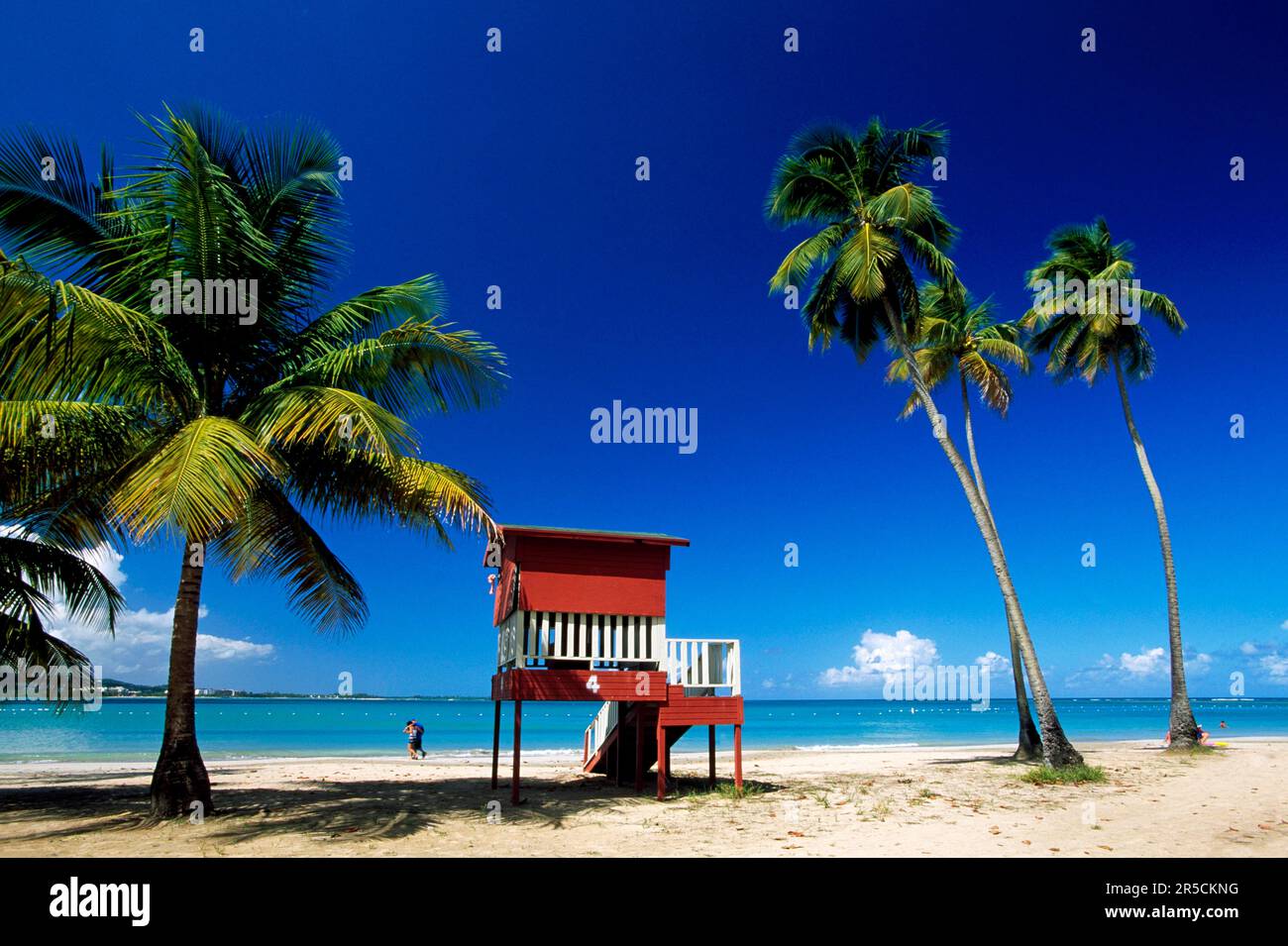 Luquillo Beach, Puerto Rico, Caribbean Stock Photo - Alamy