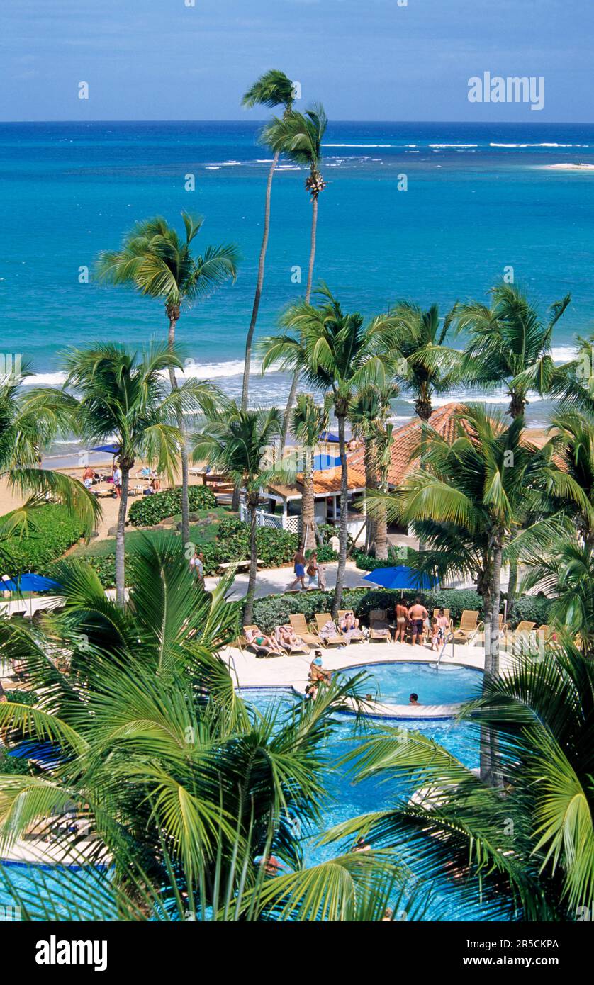 Wyndham Rio Mar Beach Resort, Puerto Rico, Caribbean Stock Photo - Alamy