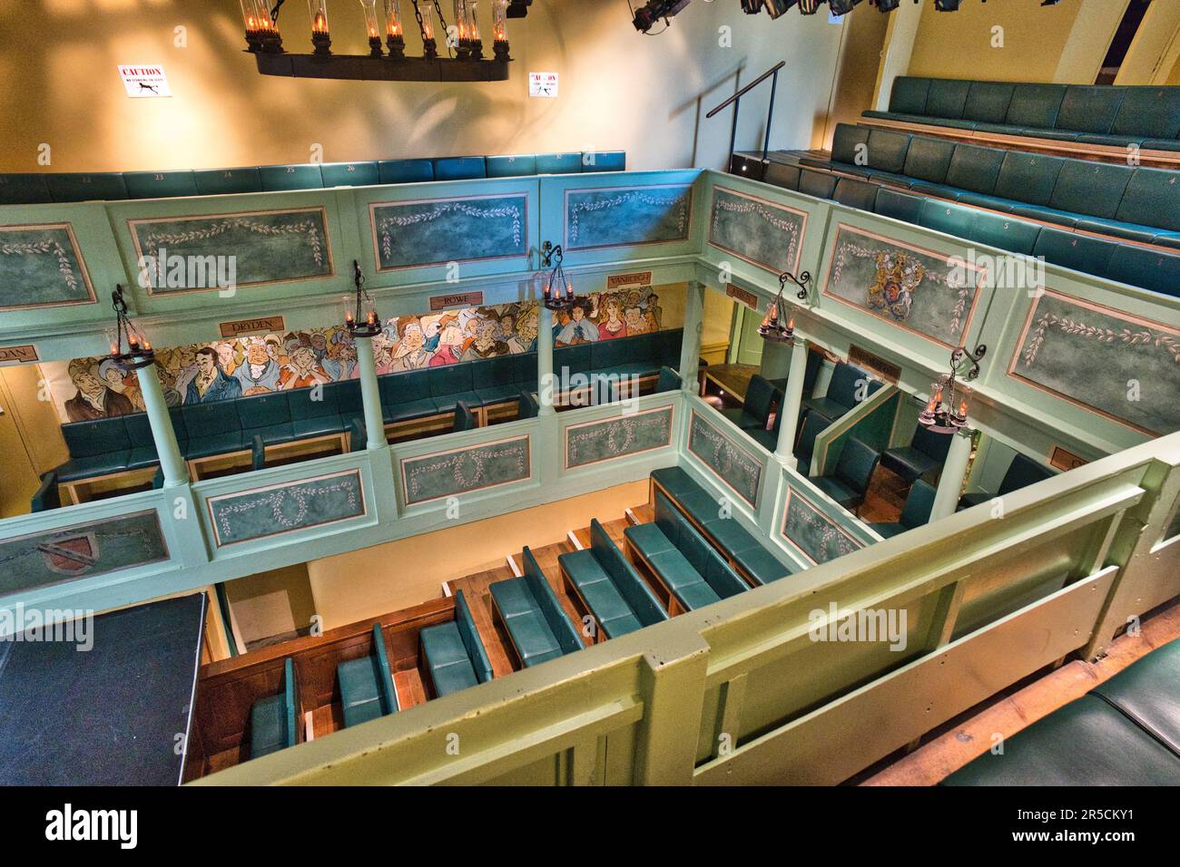 Georgian Theatre Royal auditorium from gallery Stock Photo - Alamy