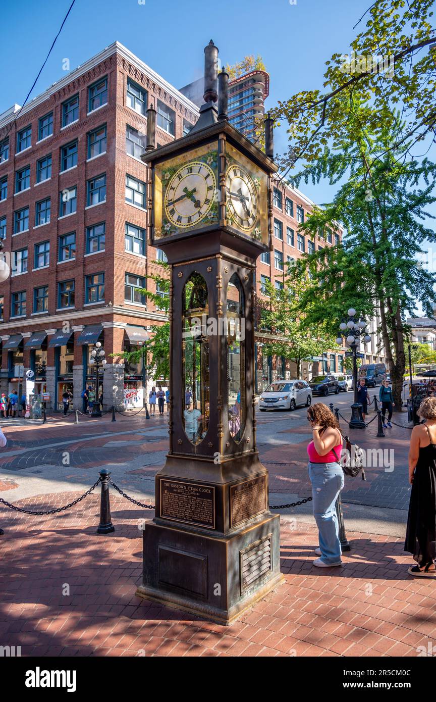 Vancouver, British Columbia - May 26, 2023: Historic steam powered ...