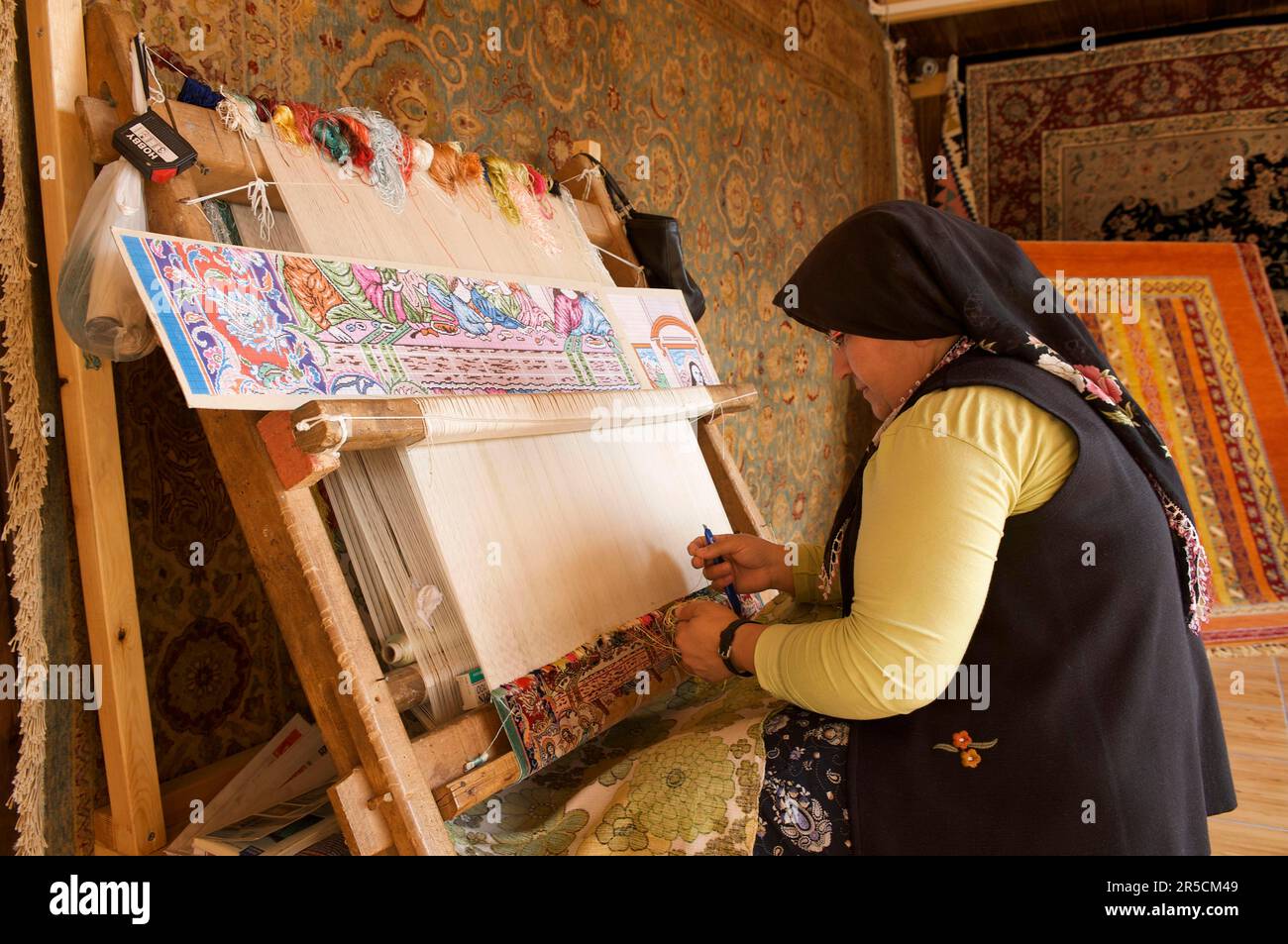Ancient turkish carpet hi-res stock photography and images - Alamy