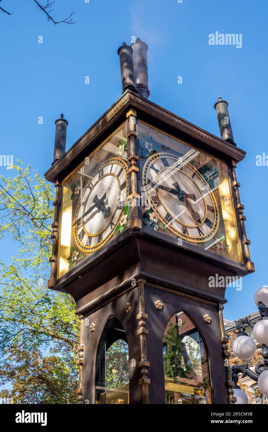 Vancouver, British Columbia - May 26, 2023: Historic steam powered ...