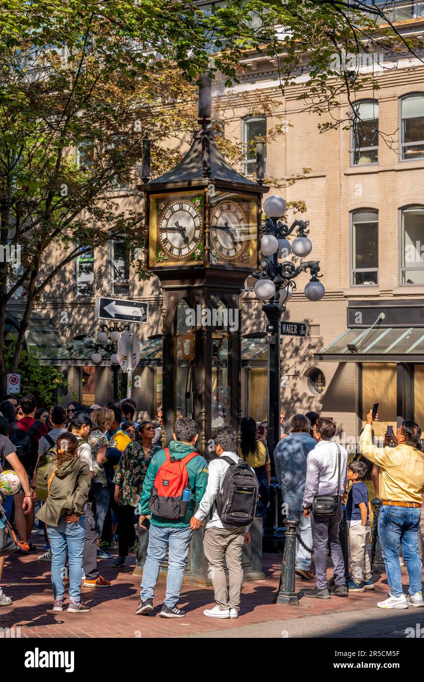 Vancouver, British Columbia - May 26, 2023: Historic steam powered ...