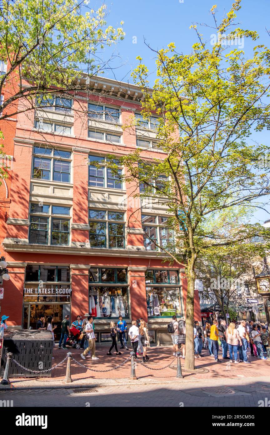 Vancouver, British Columbia - May 26, 2023: Historic steam powered ...