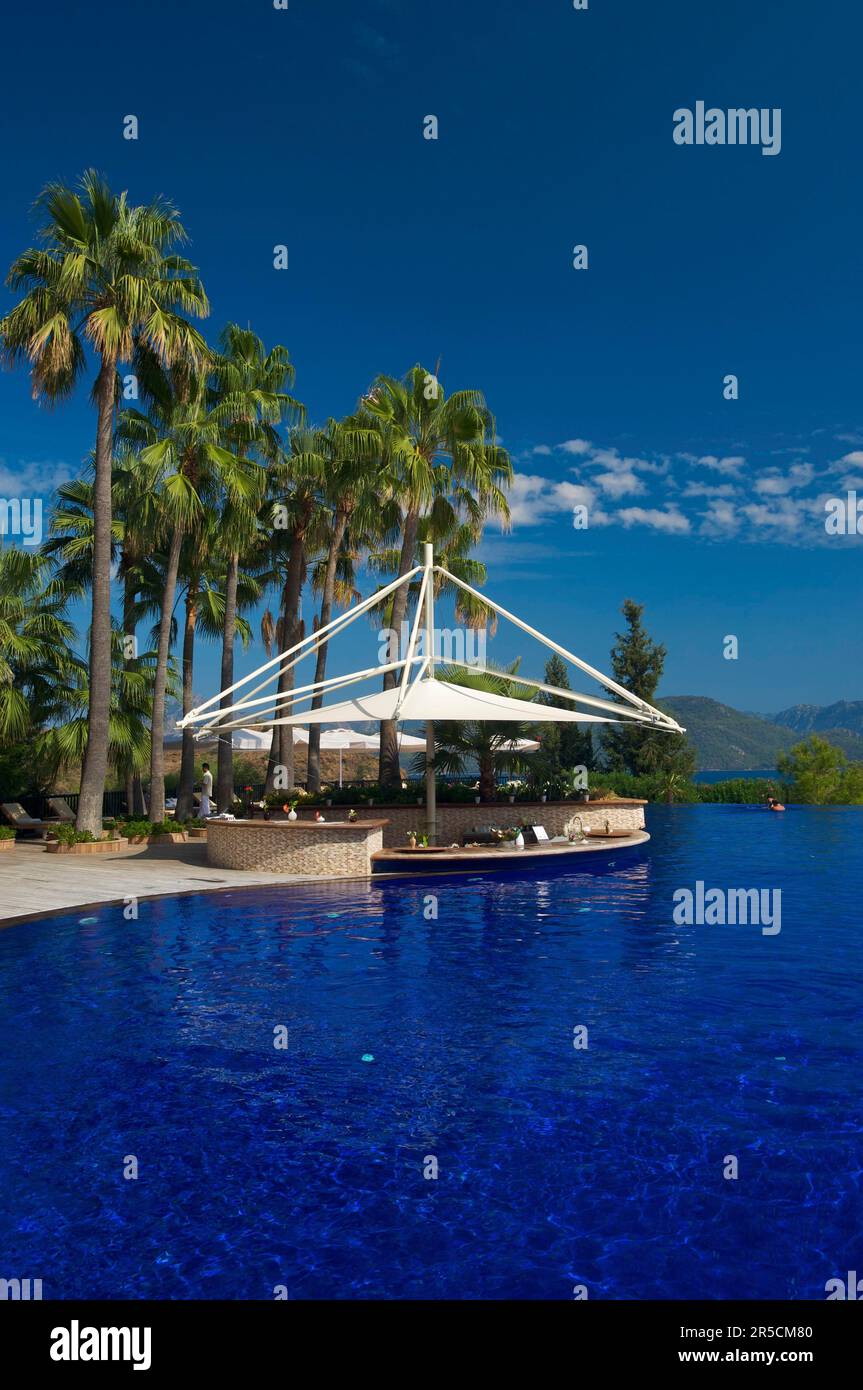 Pool area of the D-Hotel Maris near Marmaris, Turkish Aegean, Aegean ...