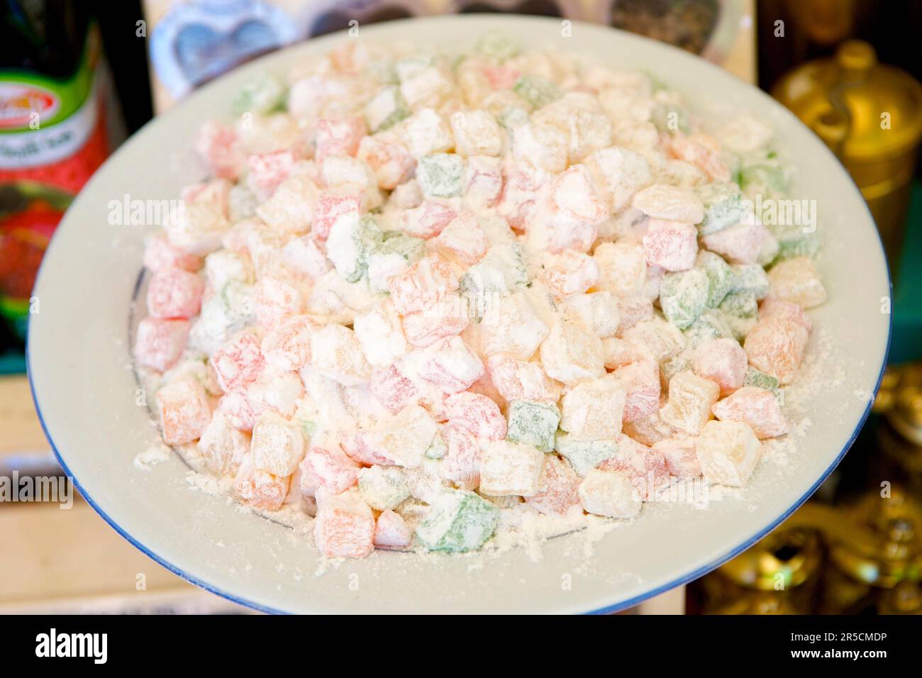 Turkish Delight, Lokum, in Fethiye, Turkish Aegean, Coast, Turkey Stock ...