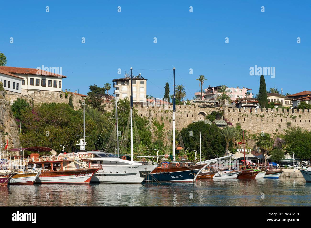 Port of Antalya, Turkish Riviera, Turkey Stock Photo - Alamy