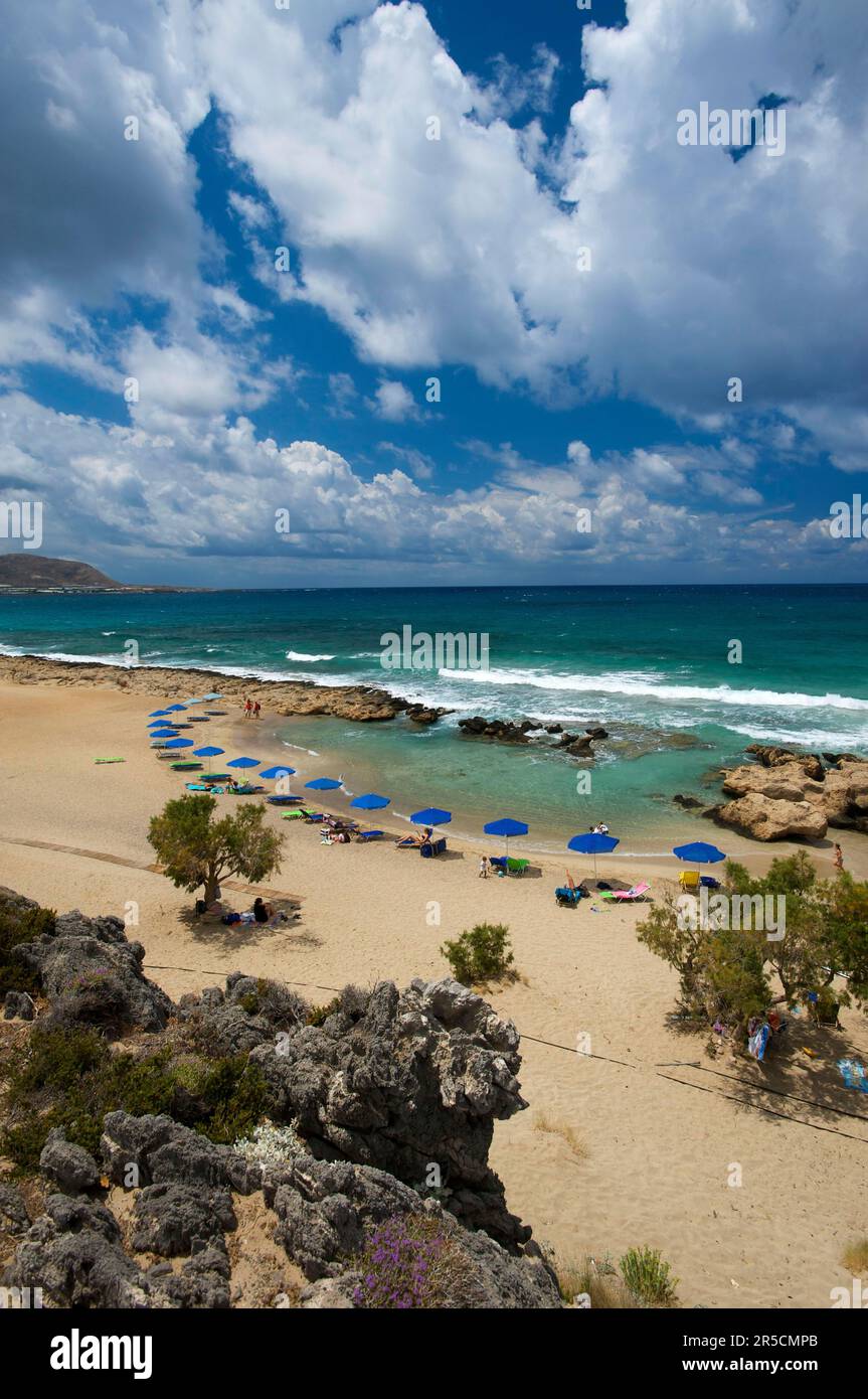 Falasarna Beach, West Coast, Crete, Greece Stock Photo - Alamy