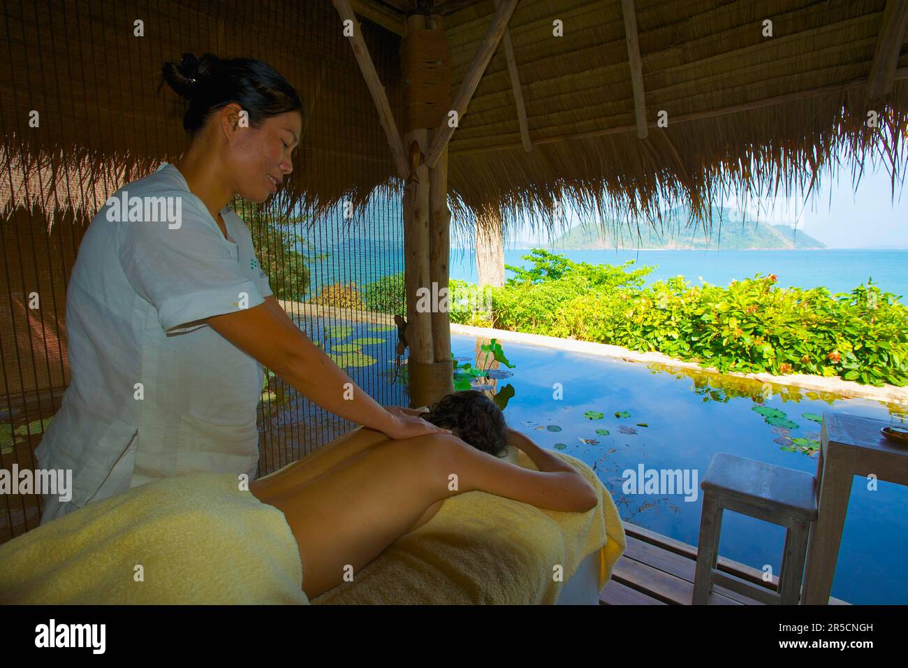 Massage at Evason Hotel, Phuket Island, Thailand Stock Photo - Alamy